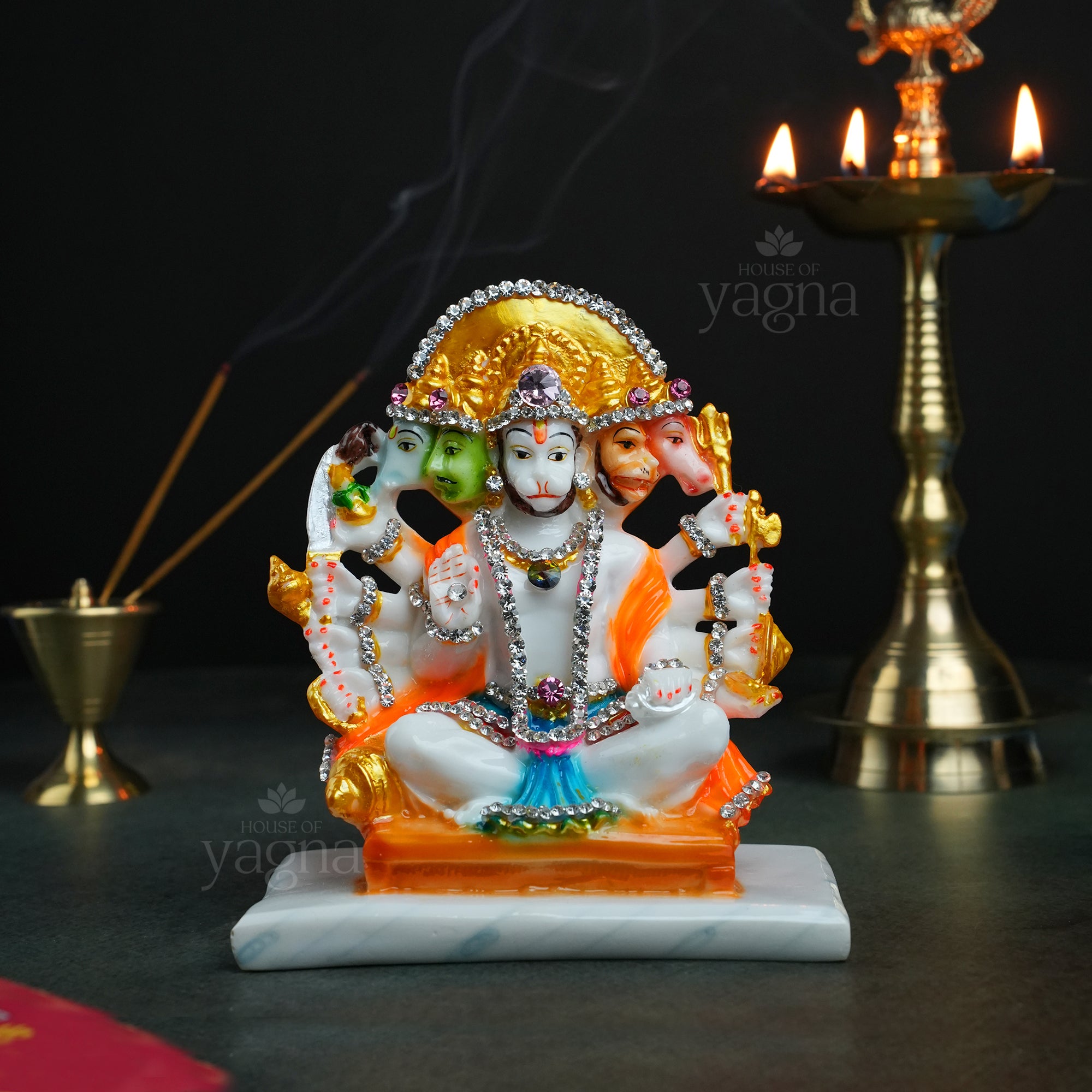 Panchmukhi Hanuman Idol – Symbol of Power & Protection – House Of Yagna